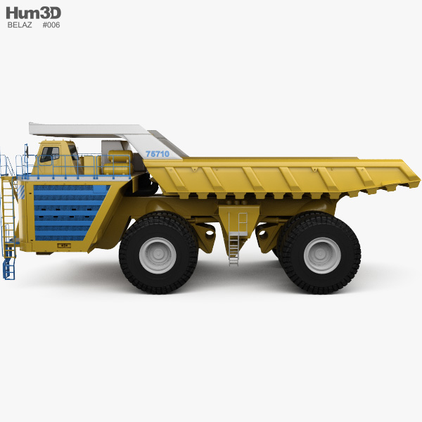 BelAZ 75710 Dump Truck 2013 3D model - Vehicles on Hum3D BelAZ 75710 Dump Truck 2013 3D model - Vehicles on Hum3D
