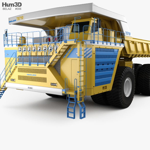 BelAZ 75710 Dump Truck 2013 3D model - Vehicles on Hum3D BelAZ 75710 Dump Truck 2013 3D model - Vehicles on Hum3D