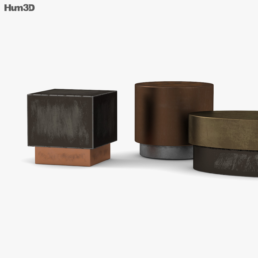 Baxter Loren Tables 3d Model Furniture On Hum3d