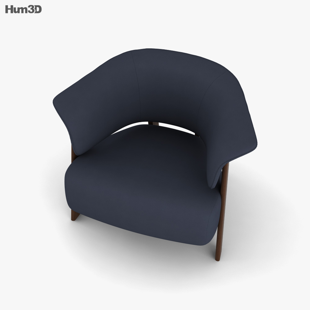 Cassina Back Wing Armchair 3d Model Furniture On Hum3d