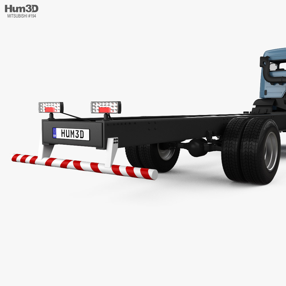 Mitsubishi Fuso Fj Chassis Truck 2023 3d Model Vehicles On Hum3d