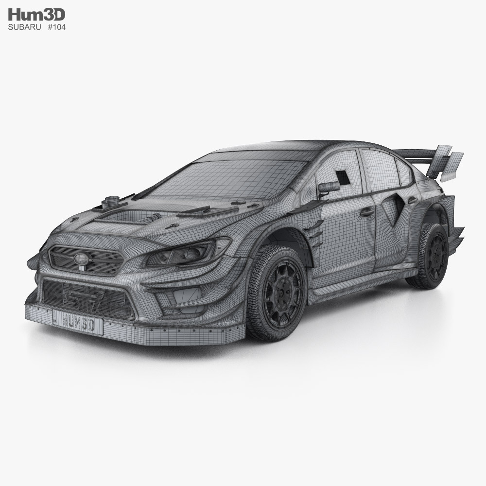 Subaru Wrx Sti Gymkhana 2020 3d Model Vehicles On Hum3d