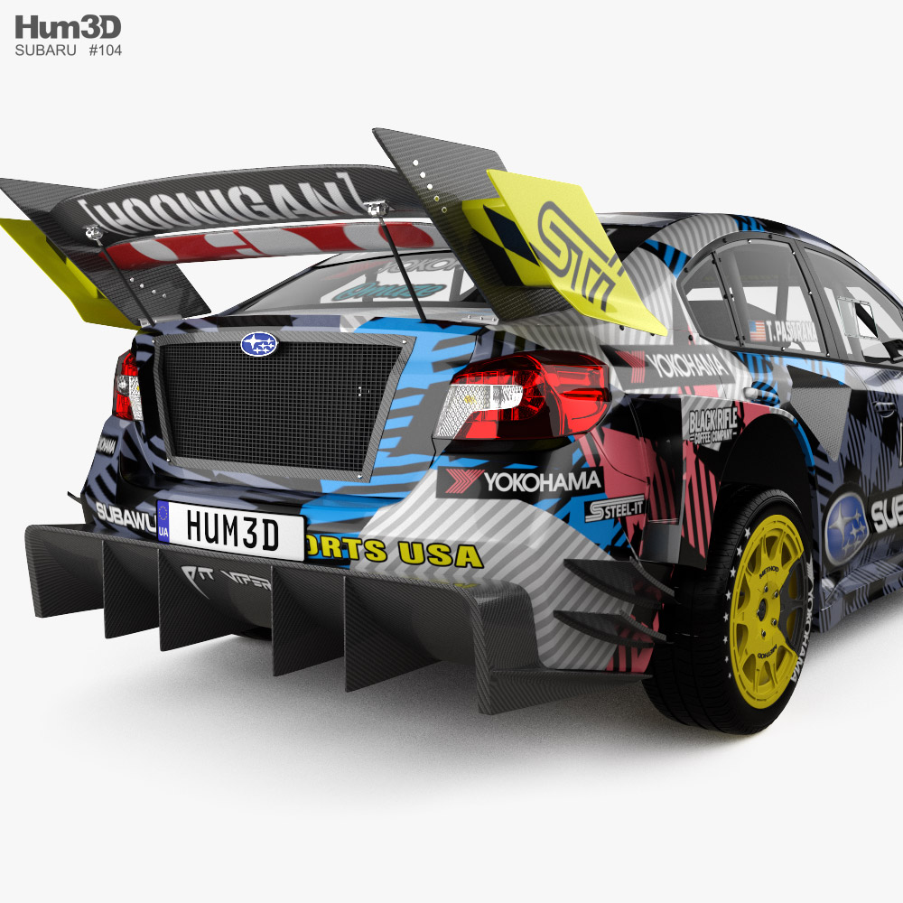 Subaru Wrx Sti Gymkhana 2020 3d Model Vehicles On Hum3d