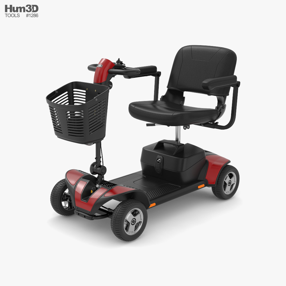 Mobility Scooter 3D model - Life and Leisure on Hum3D Mobility Scooter 3D model - Life and Leisure on Hum3D