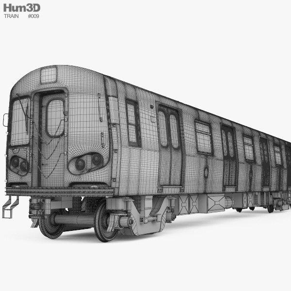 R160 NYC Subway car 3D model - Train on Hum3D R160 NYC Subway car 3D model - Train on Hum3D