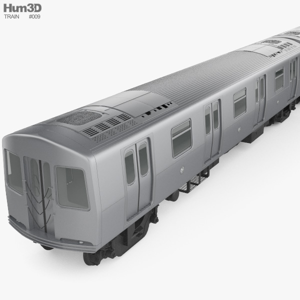 R160 NYC Subway car 3D model - Train on Hum3D R160 NYC Subway car 3D model - Train on Hum3D