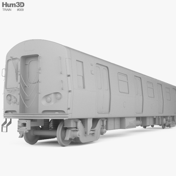 R160 NYC Subway car 3D model - Train on Hum3D R160 NYC Subway car 3D model - Train on Hum3D